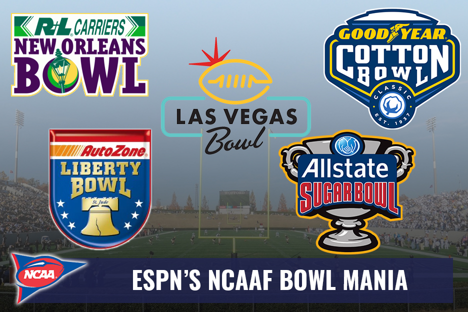 Most Confident Picks for ESPN’s College Football Bowl Mania